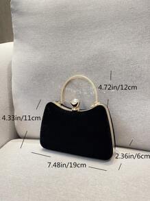 Mini Glitter Rhinestone Decor Box Bag | SHEIN USA