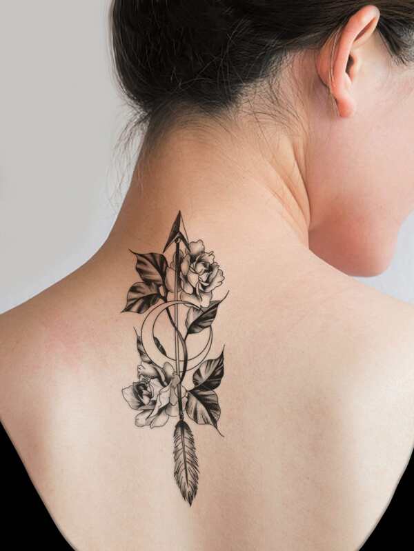 1sheet Floral Print Tattoo Sticker | SHEIN USA
