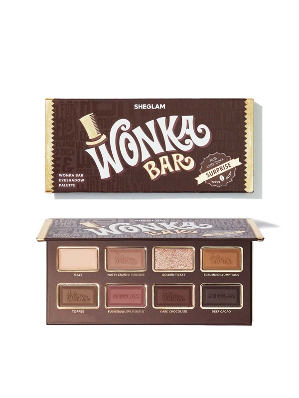 SHEGLAM Willy wonka | SHEGLAM Wonka Bar Eyeshadow Palette | SHEIN UK