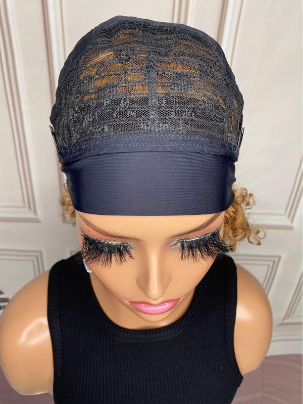 Deep Wave Headband Wig 1B27 Color Pixie Wig Human Hair For Daily Use ... Deep Wave Headband Wig 1B27 Color Pixie Wig Human Hair For Daily Use ...