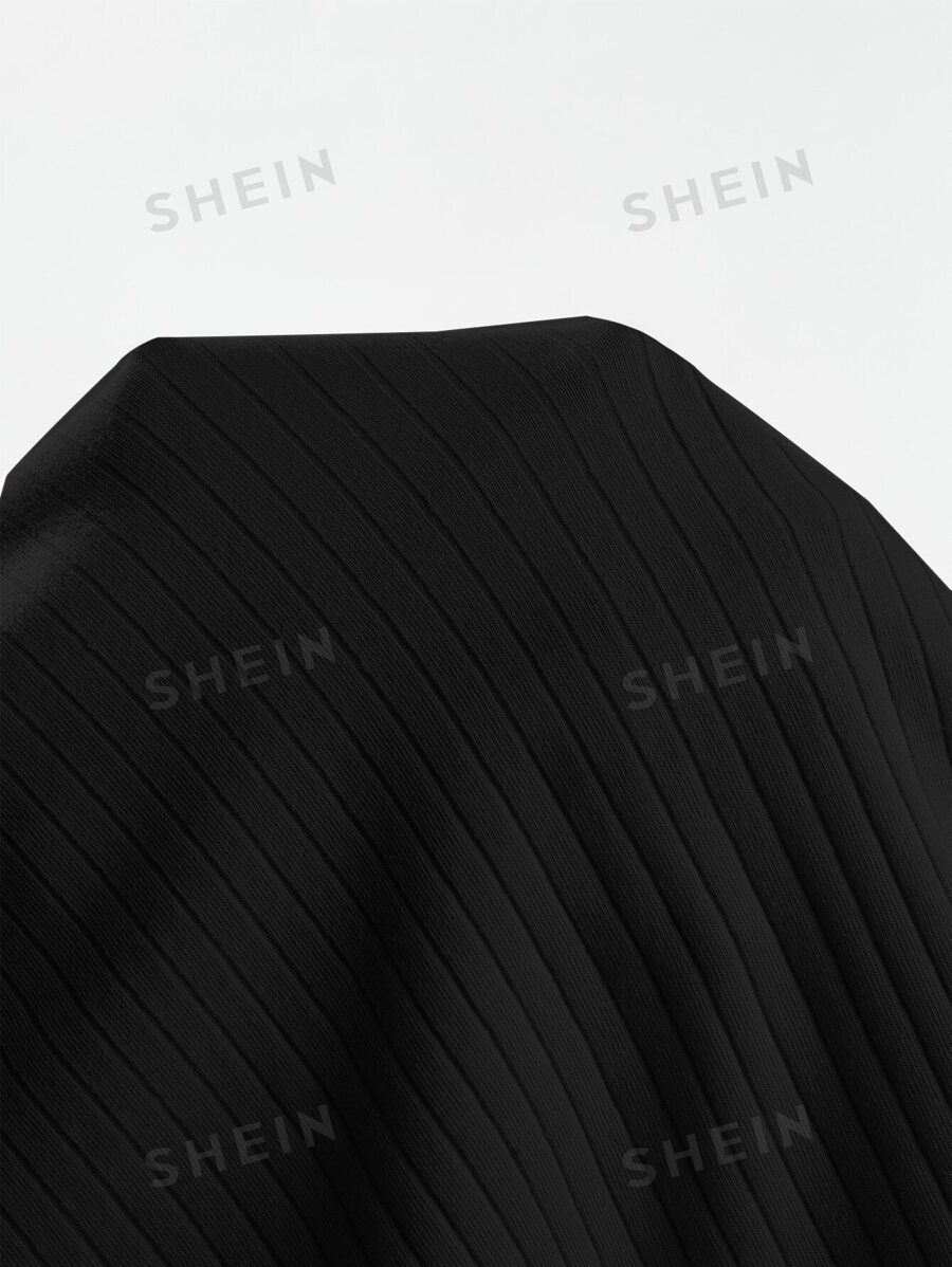 Shein Wywh Rib Knit Ruffle Hem Cami Top Shein Usa