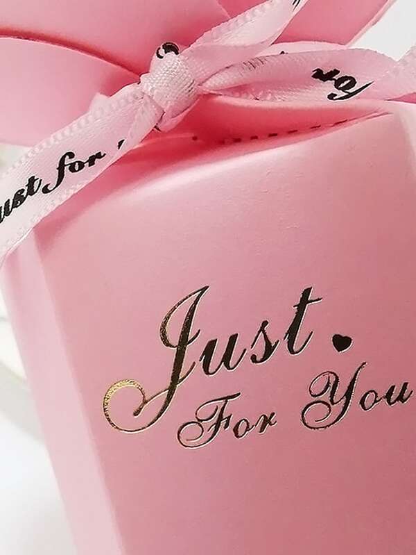 5pcs Flower Design Packaging Box, Modern Flower & Bow Decor Candy ...