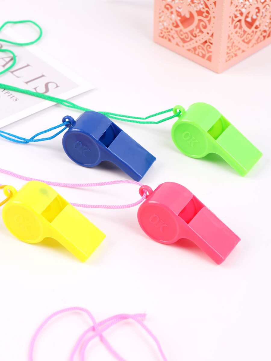 10pcs Mixed Color Party Whistle | SHEIN USA