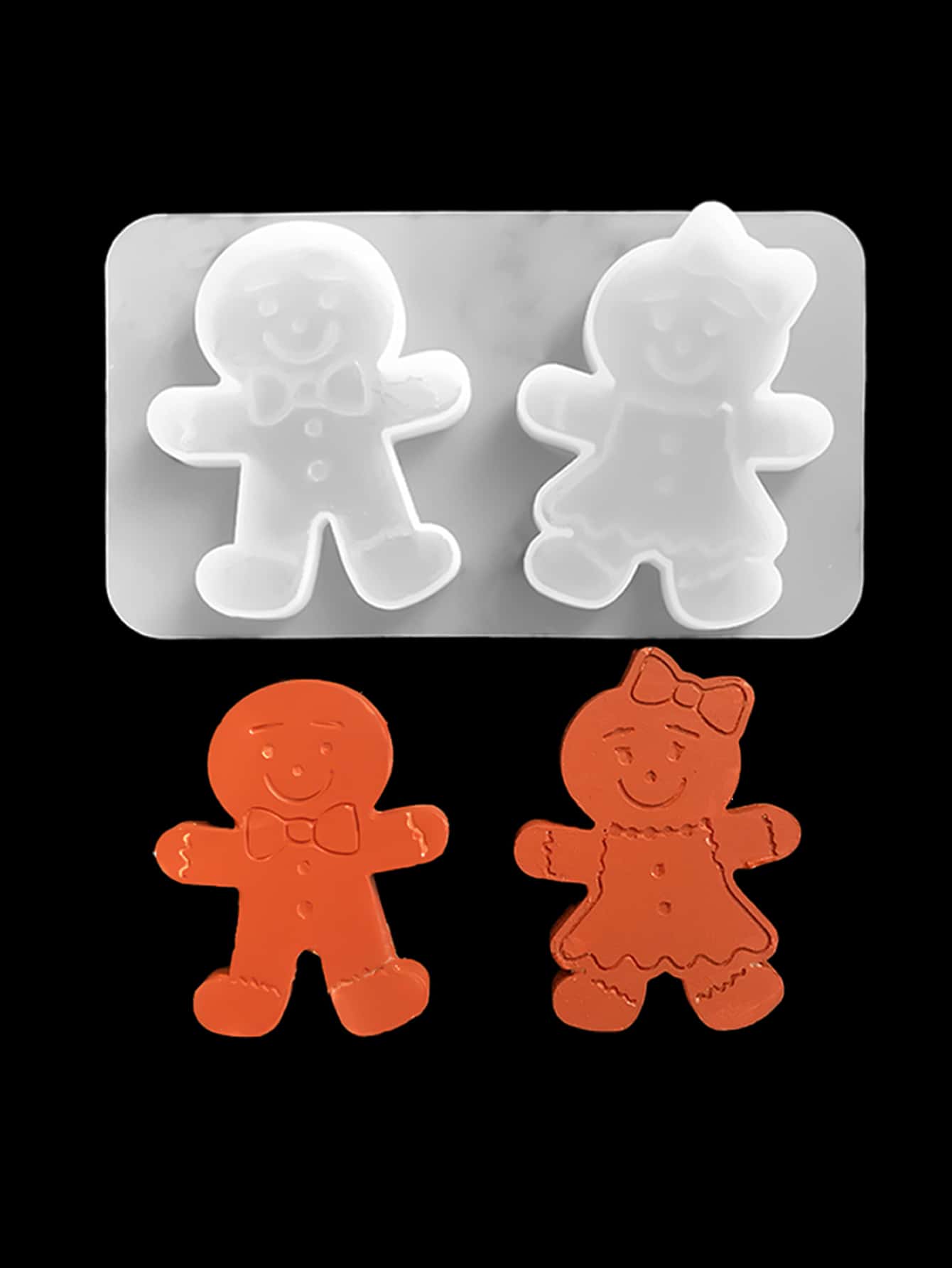 1pc Gingerbread Man Shaped DIY Silicone Mold | SHEIN USA