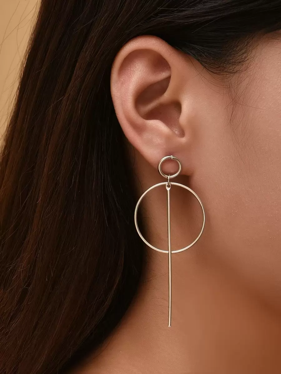 Circle Drop Earrings | SHEIN USA