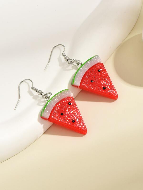 Watermelon Drop Earrings | SHEIN USA