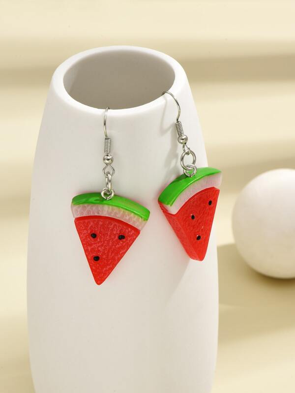 Watermelon Drop Earrings | SHEIN USA