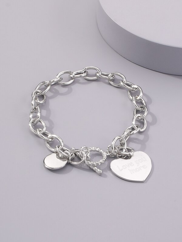 Heart Charm Bracelet | SHEIN