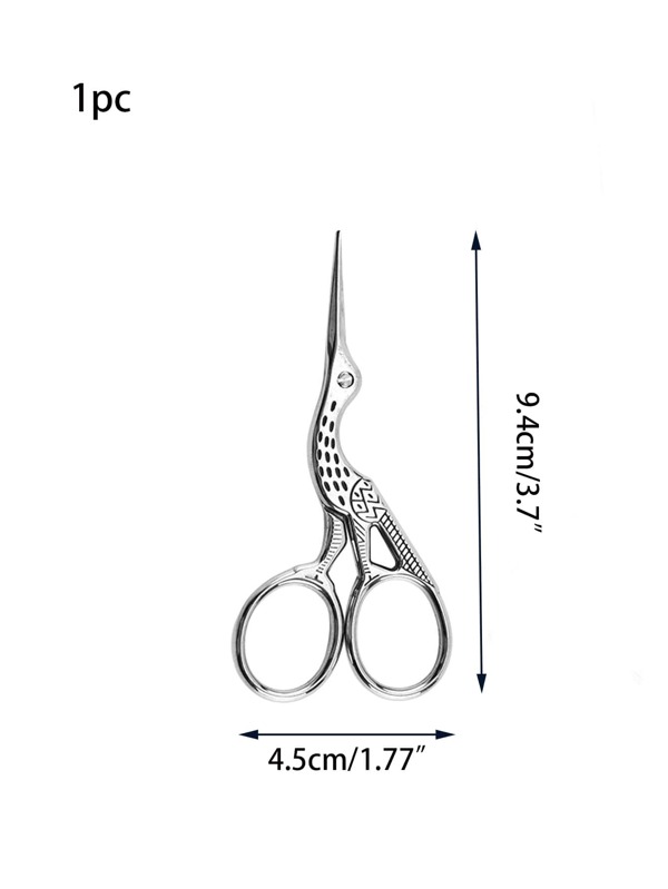 Stainless Steel Gilded Crane Scissors Retro Bird Scissors Yarn Scissors ...