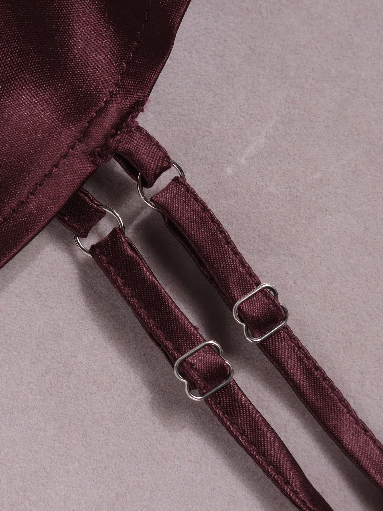 PARTHEA Cowl Neck Ruched Drawstring Knot Asymmetrical Satin Cami Dress ...