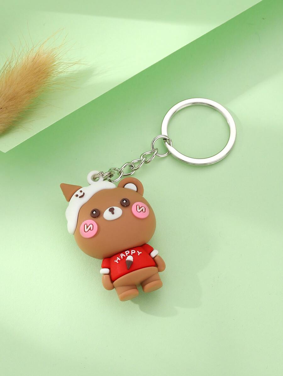 Cartoon Bear Charm Keychain | SHEIN USA