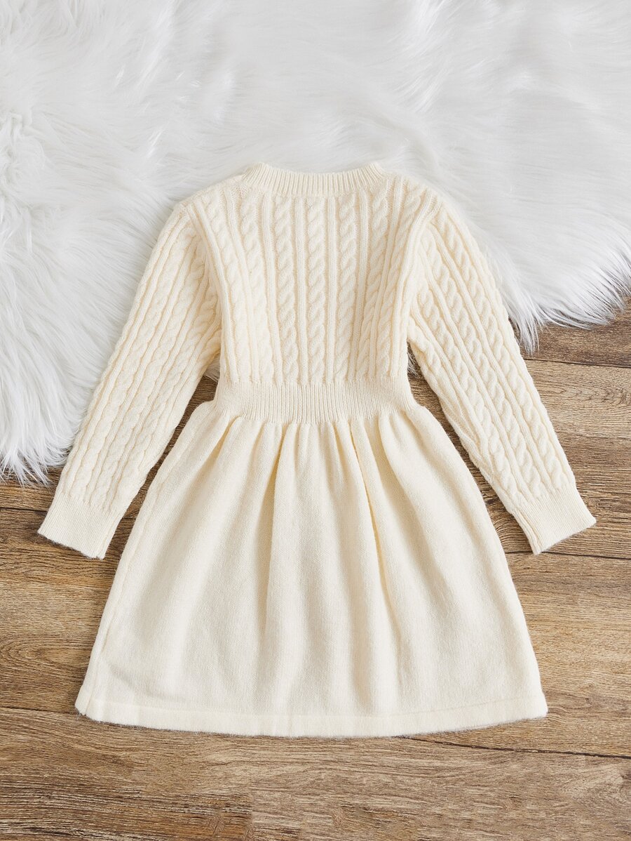 SHEIN Tween Girl Elegant Slim Fit Long Sleeve Round Neck Pullover ...