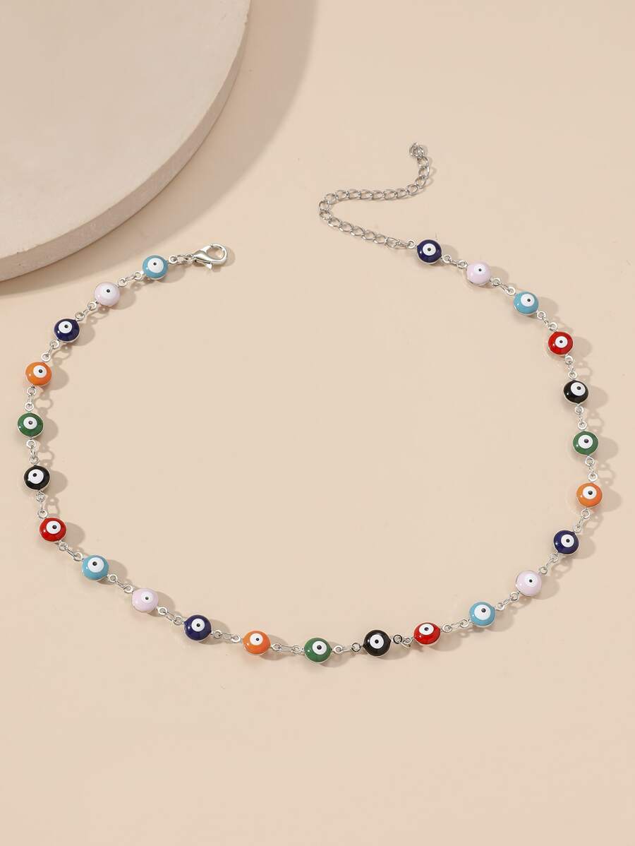 Evil Eye Decor Necklace | SHEIN USA