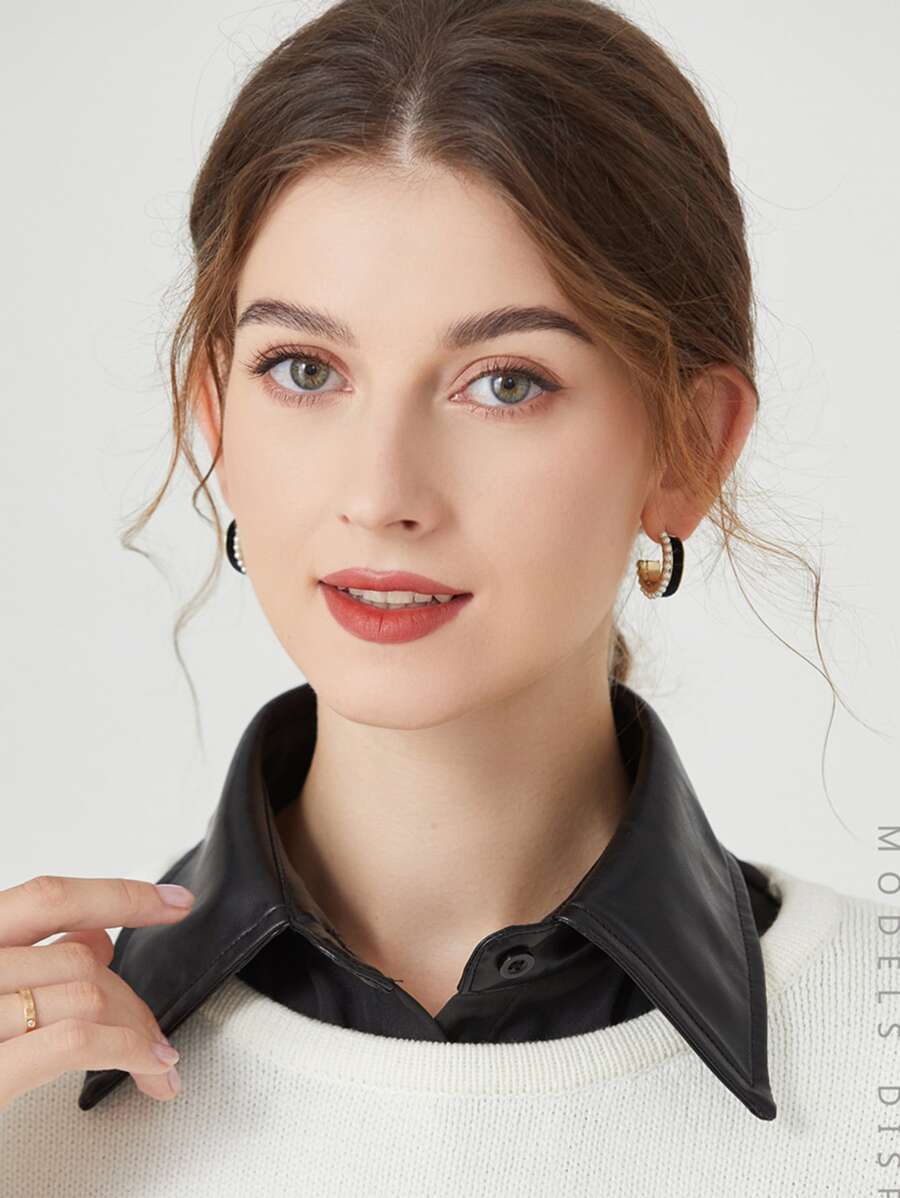 Button Front Dickey Collar | SHEIN USA