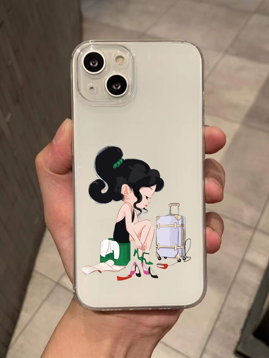 Cartoon Figure Graphic Phone Case | SHEIN USA