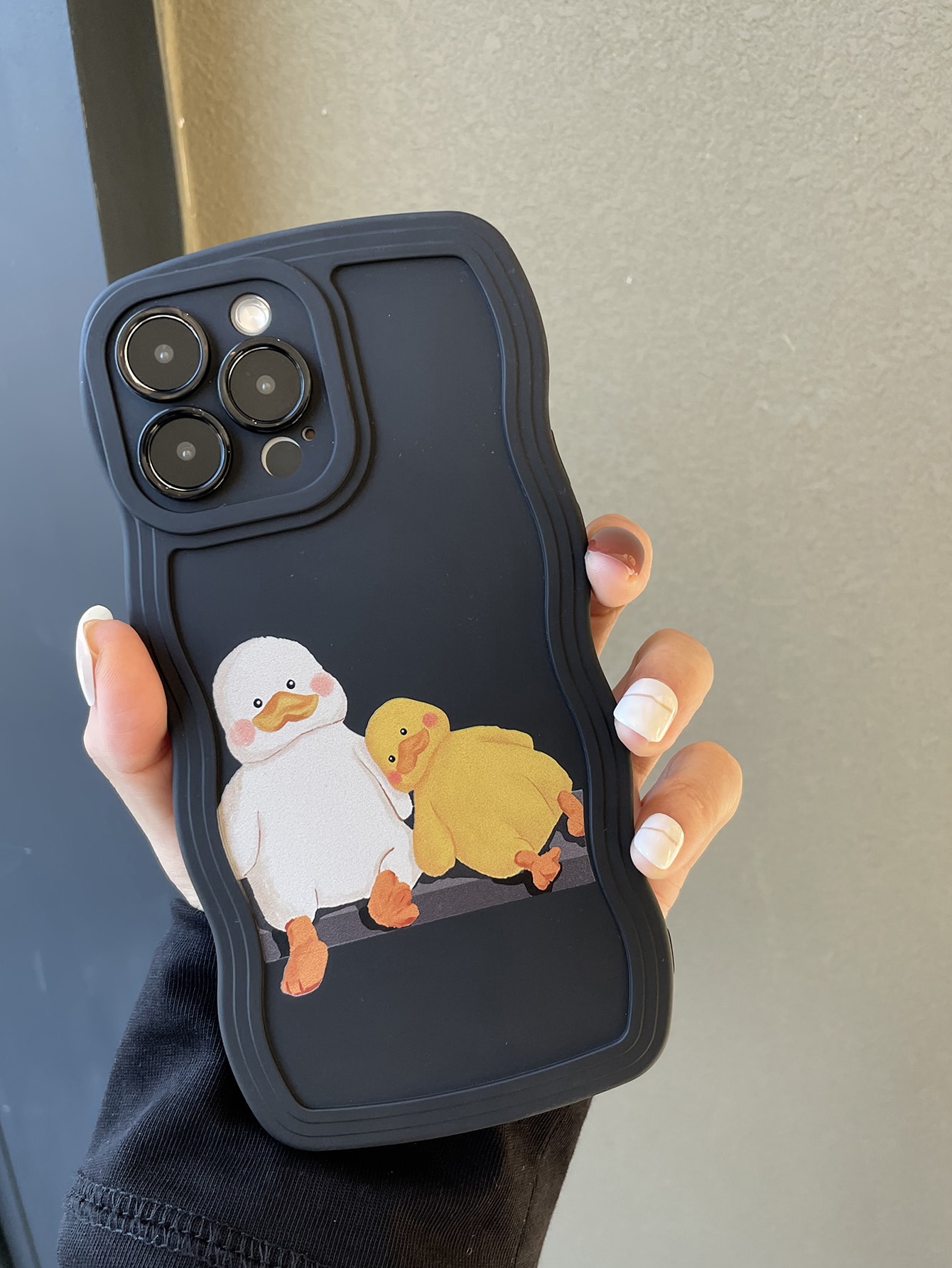 Cartoon Duck Pattern Phone Case