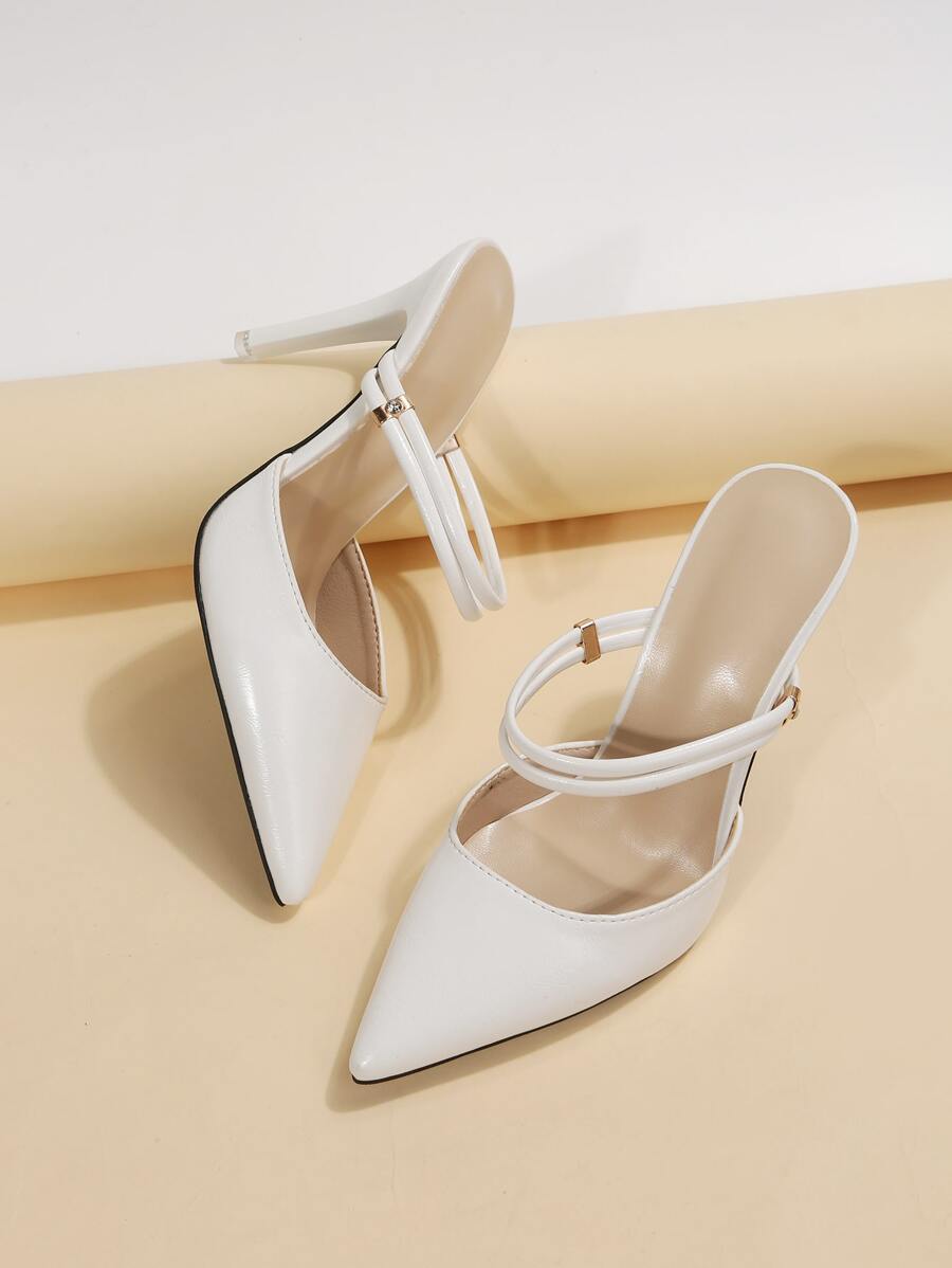 Élégantes chaussures à talons hauts à enfiler et à bout fermé pour ...