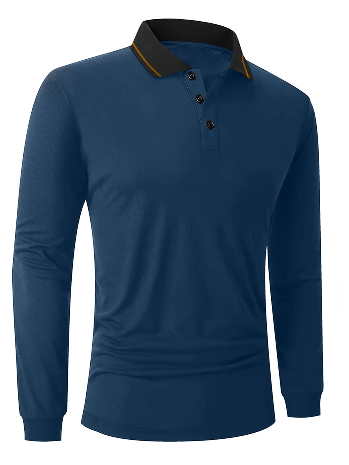 Men Contrast Collar Polo Shirt | SHEIN USA