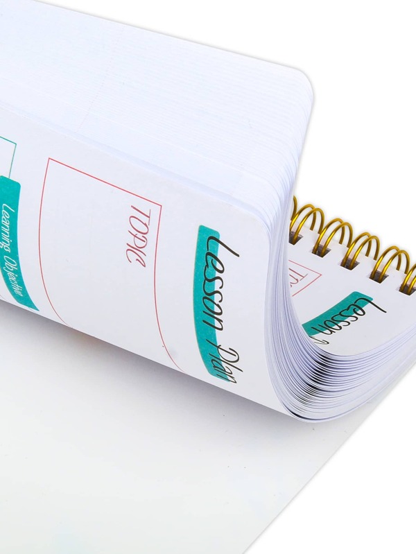 1pc lesson planner notebook Student Planner Notebook Spiral Academic ...