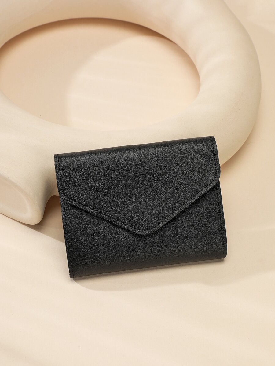 Minimalist Small Wallet Credit Card Small Purse ID Window Bi-Fold Women ...