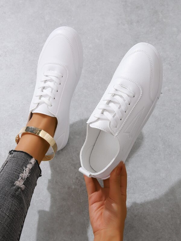Minimalist Lace Up Front Skate Shoes | SHEIN UK