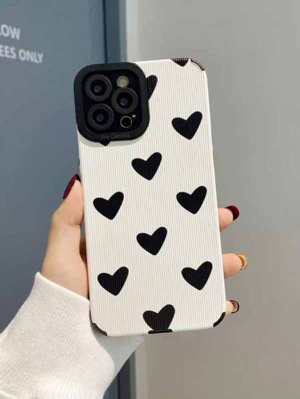 Heart Pattern Phone Case | SHEIN USA