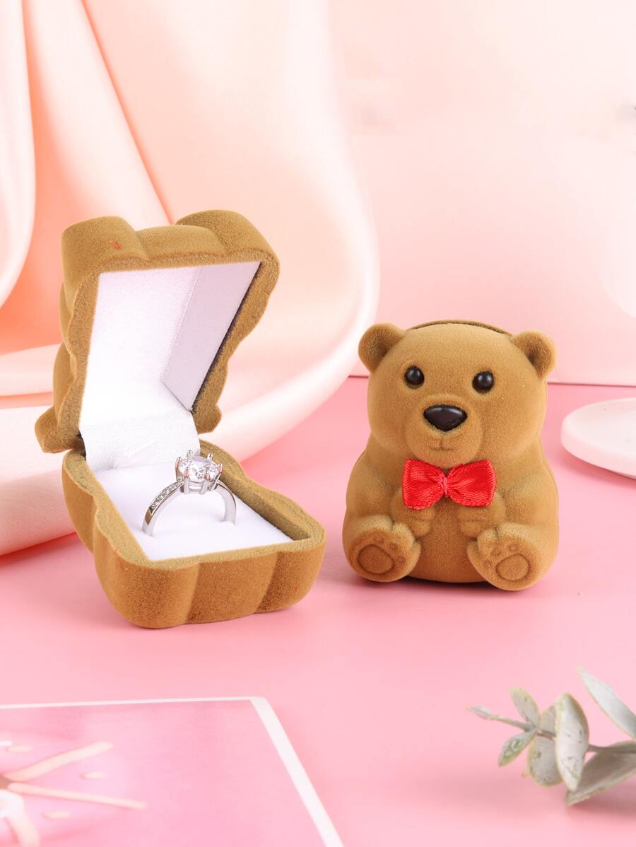 1pc Bear Design Ring Storage Box | SHEIN USA