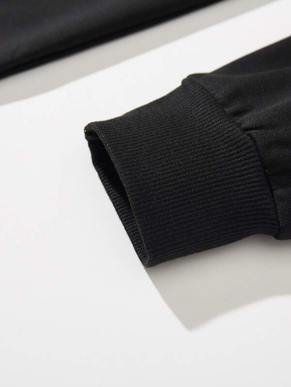 Manfinity LEGND Men Cartoon & Slogan Graphic Sweatshirt & Sweatpants ...