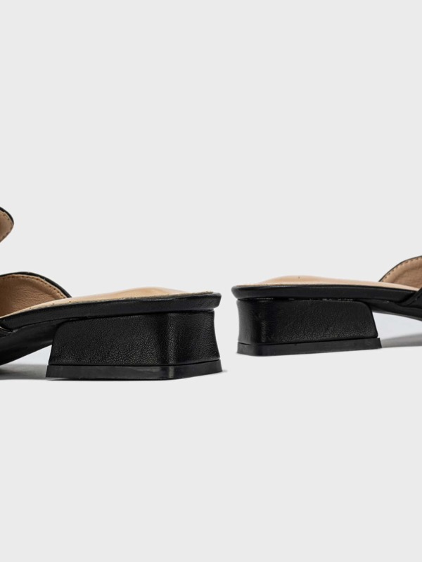 Minimalist Point Toe Flat Mules Shein Uk