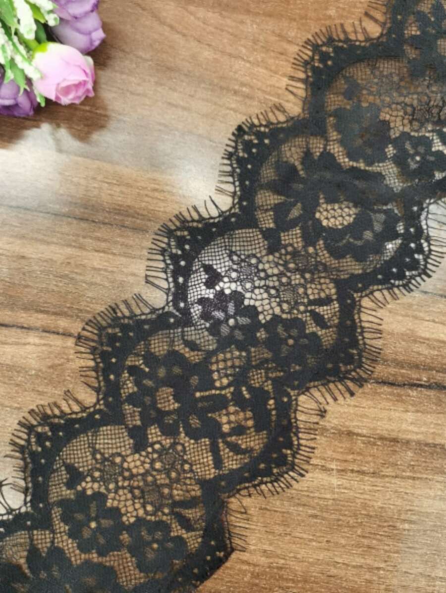 1roll Floral Embroidered DIY Webbing Lace | SHEIN USA