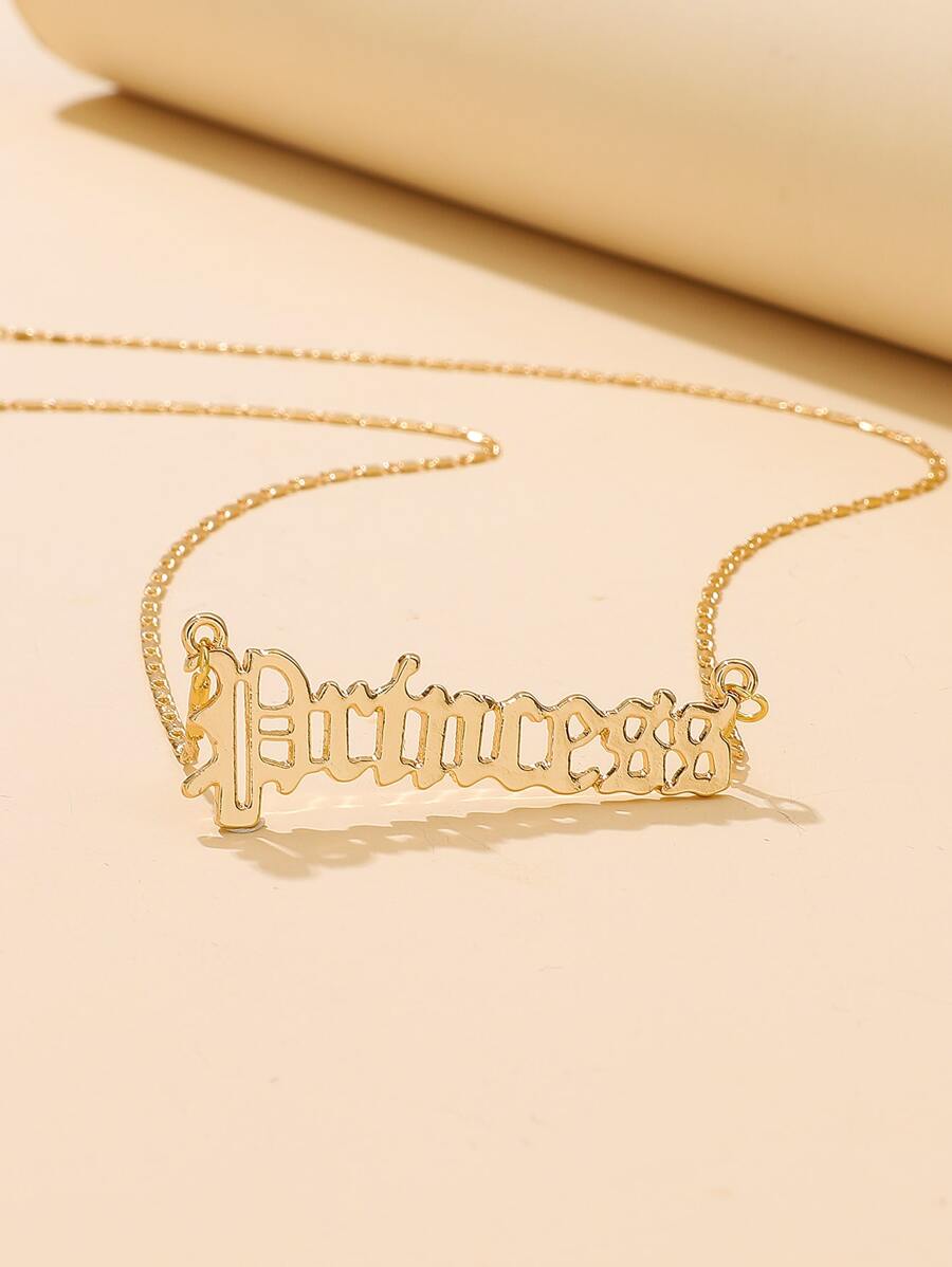 Princess Charm Chain Necklace | SHEIN USA