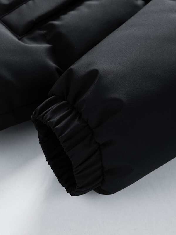 Manfinity Homme Men Slant Pockets Puffer Coat | SHEIN UK