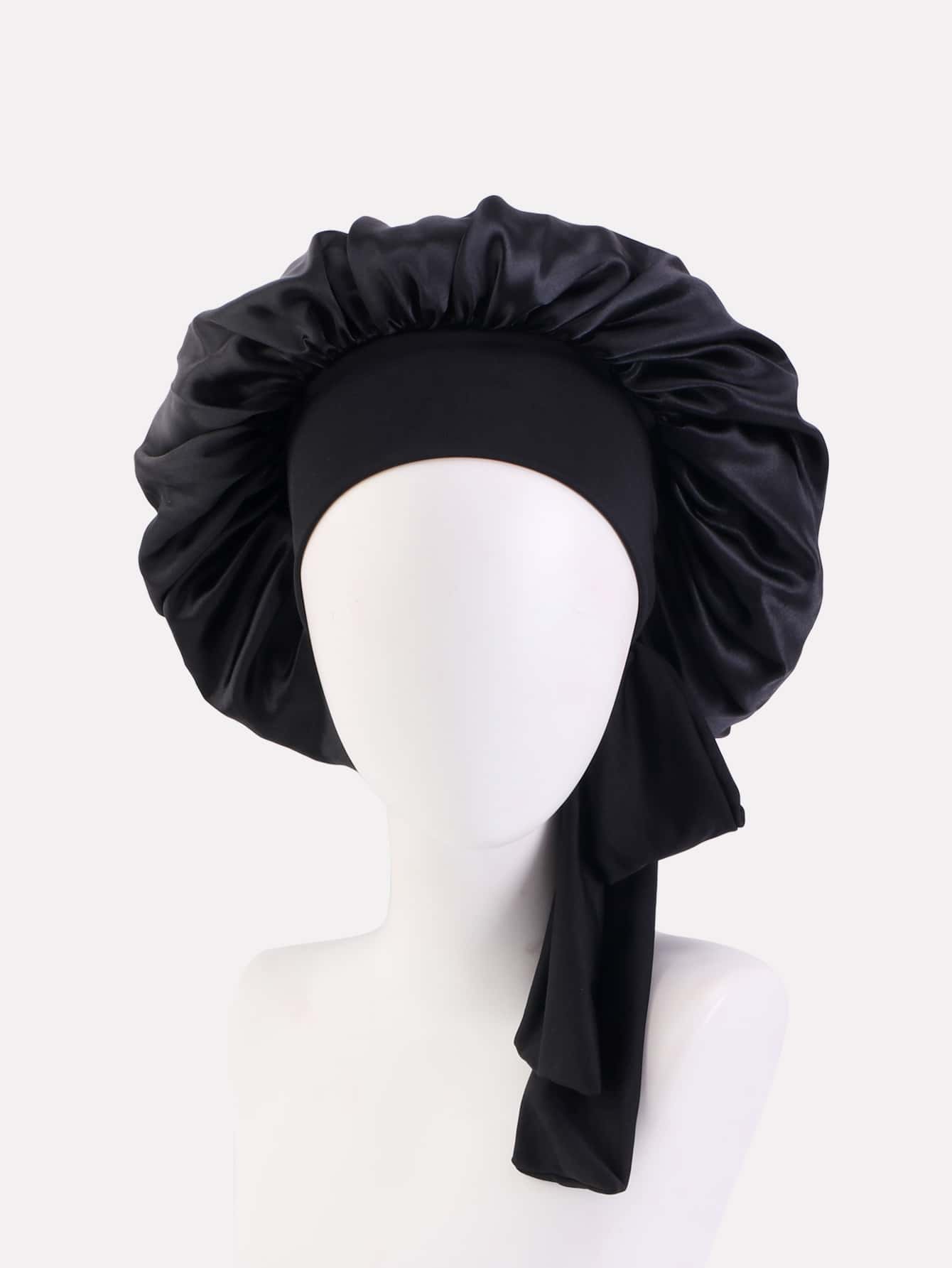 1 pièce Bonnet De Cheveux Femme Élastique En Polyester Avec Ruban ...