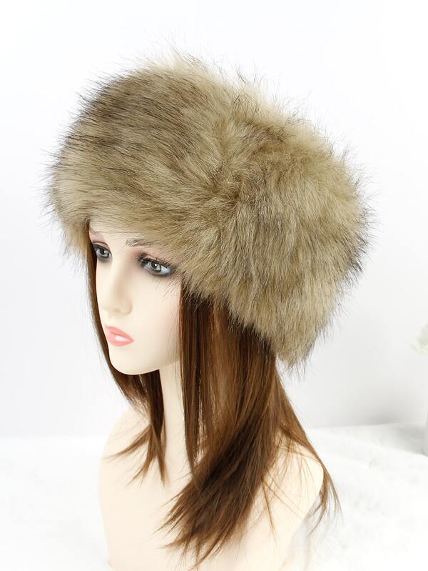 Solid Fluffy Hat | SHEIN USA