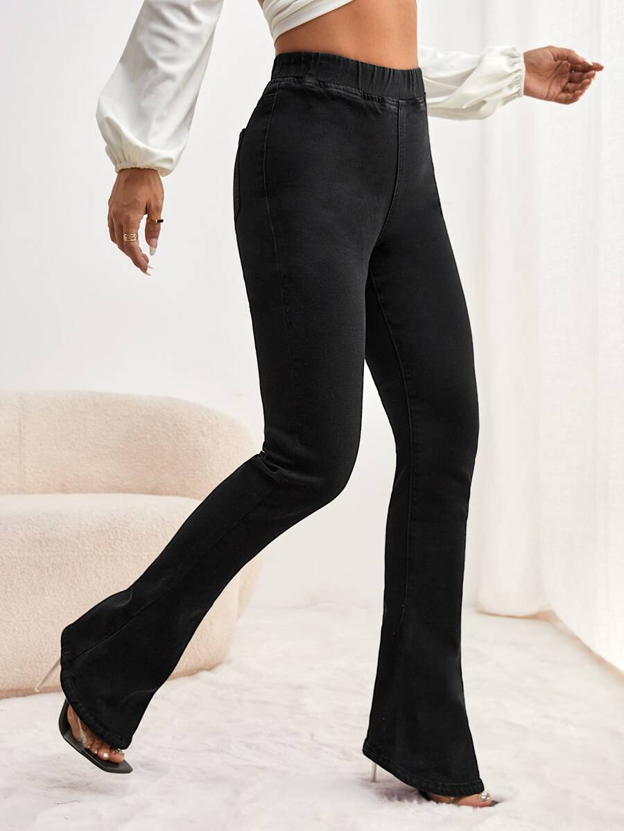 High Waist Bootcut Jeans | SHEIN USA