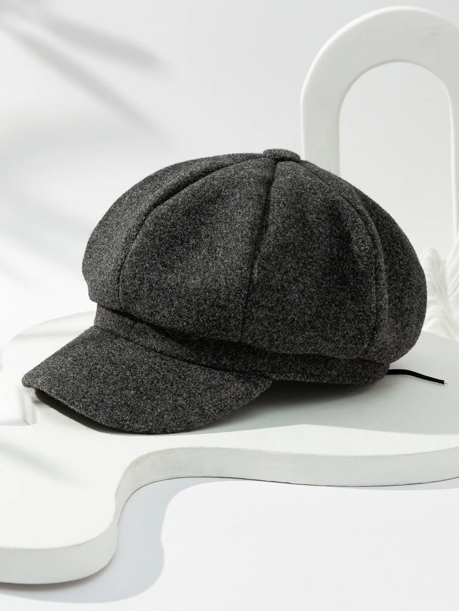 Solid Baker Boy Cap | SHEIN USA