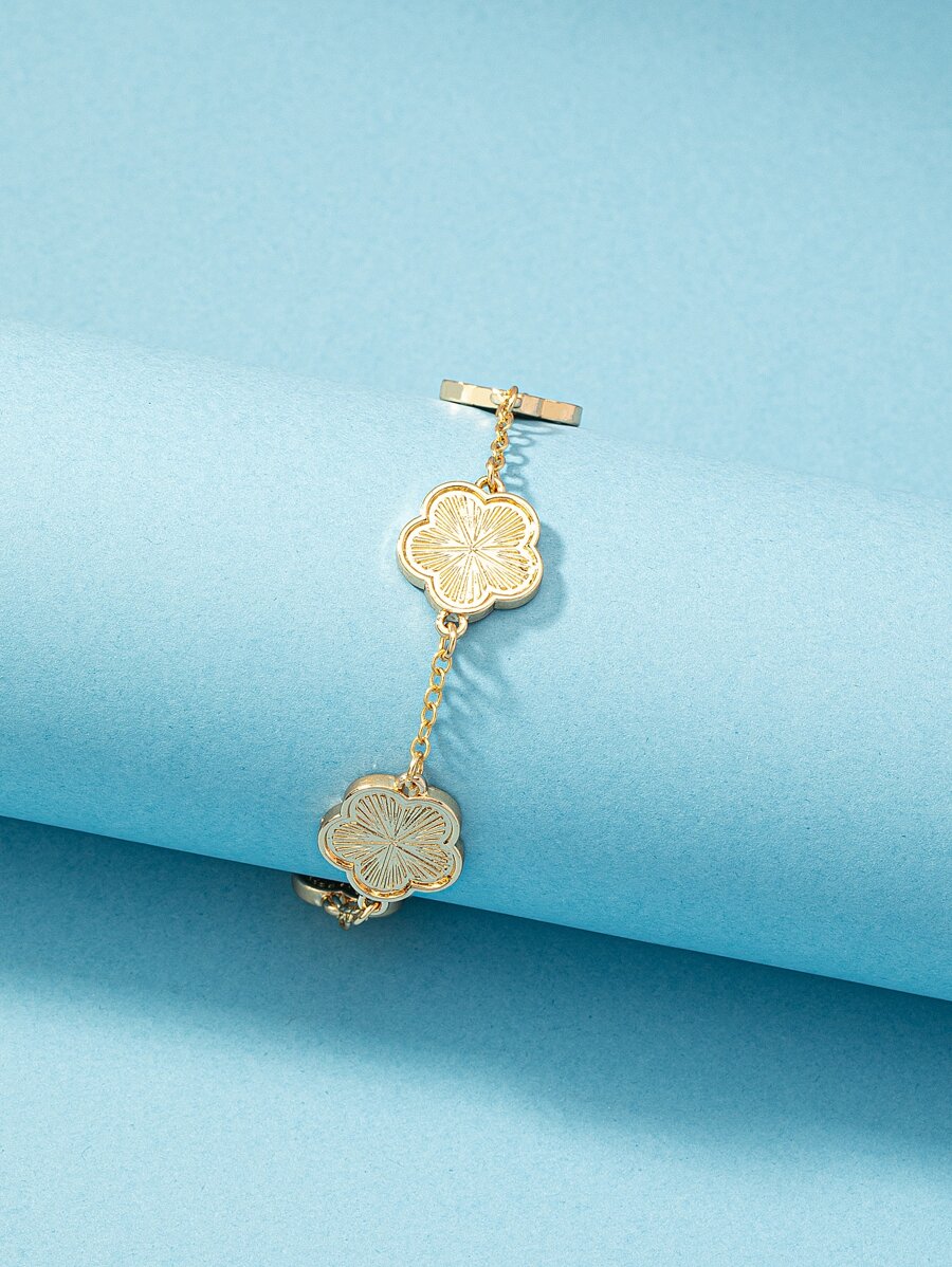 Flower Decor Bracelet Shein Usa