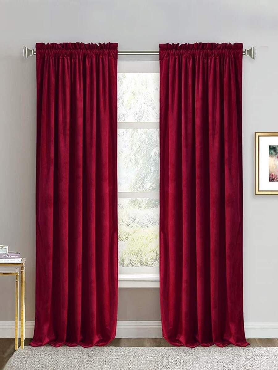 Solid Color Single Panel Curtain | SHEIN USA