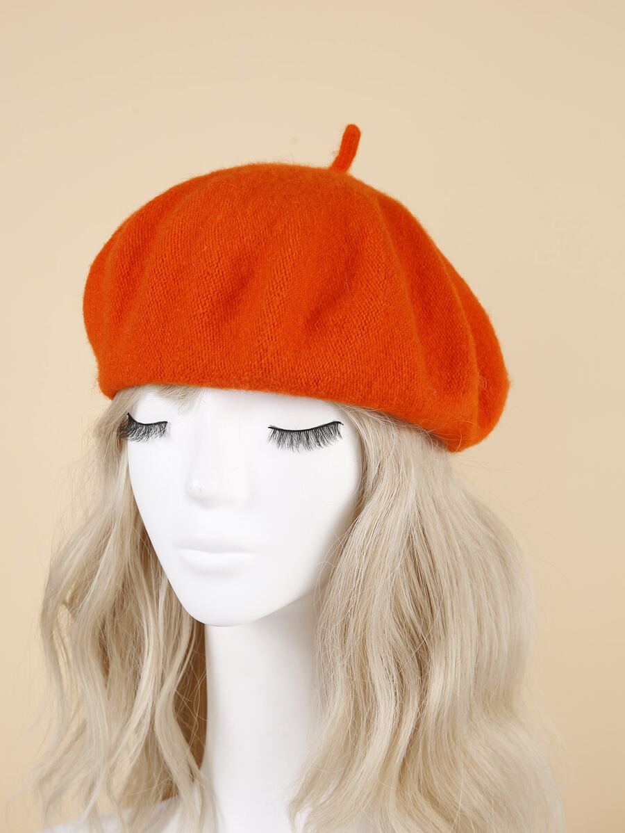 Minimalist Solid Beret | SHEIN USA
