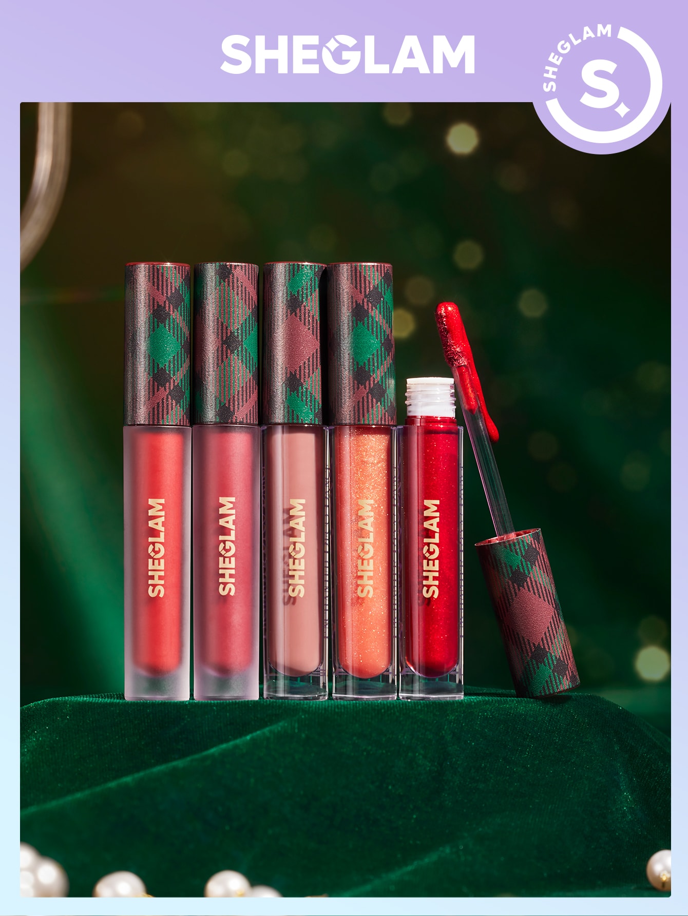 SHEGLAM Set de Labios Screen Starlet Enchanted Deco-Dance