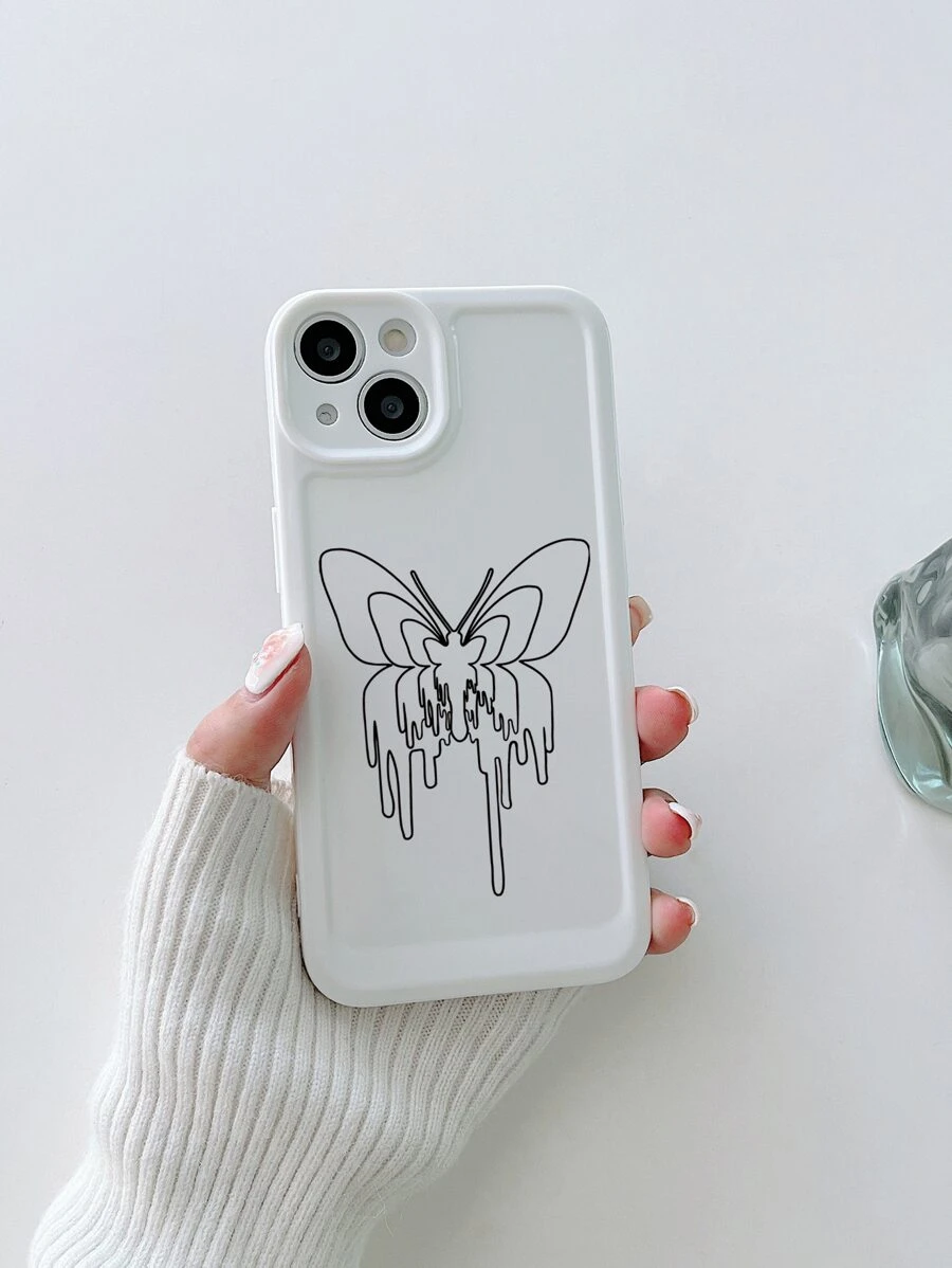 Butterfly Pattern Phone Case | SHEIN USA