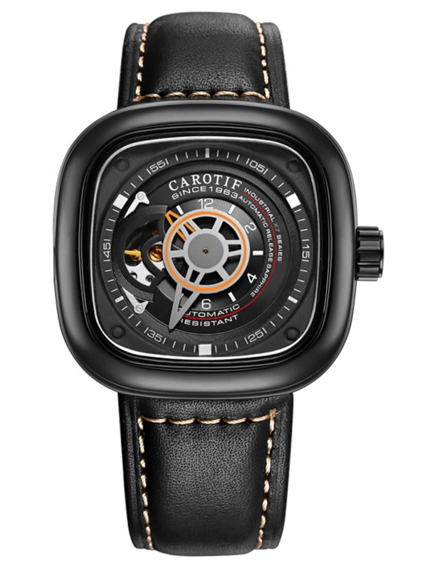 Men Skeleton Square Mechanical Watch | SHEIN UK