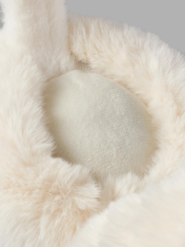 Fairycore Solid Fuzzy Earmuffs | SHEIN USA