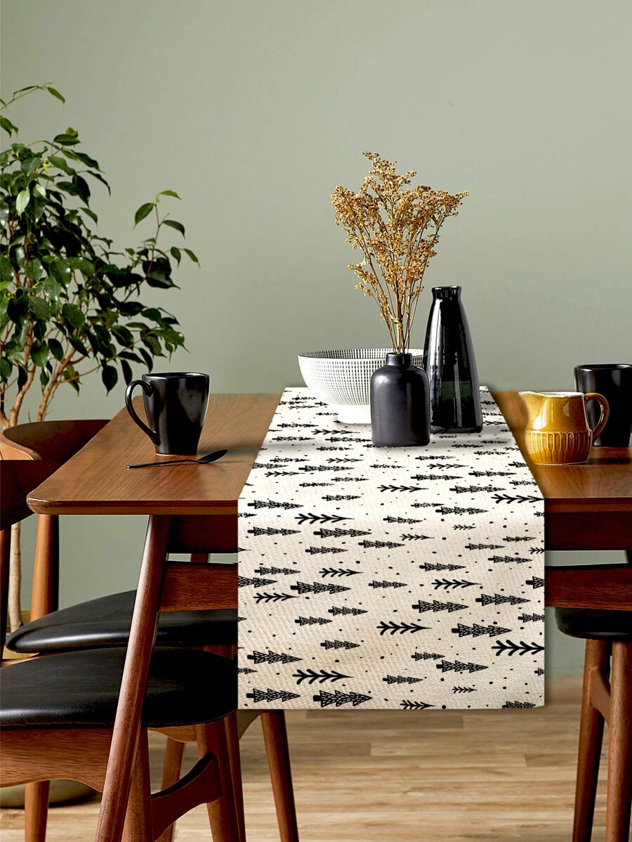 Tree Pattern Table Runner | SHEIN USA