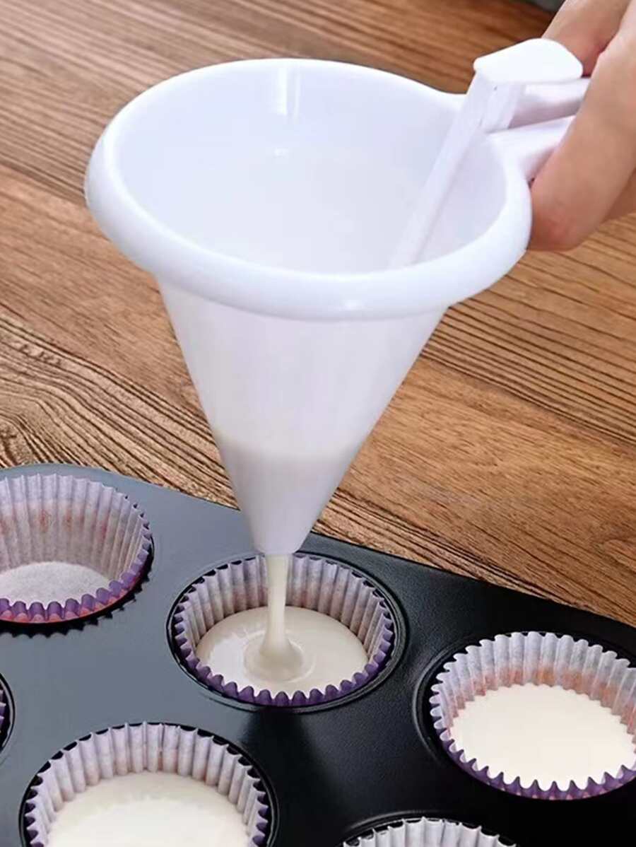 1pc Baking Tool, Custard Dispenser Portion Cup, Funnel, Oil Leak, Cream ...
