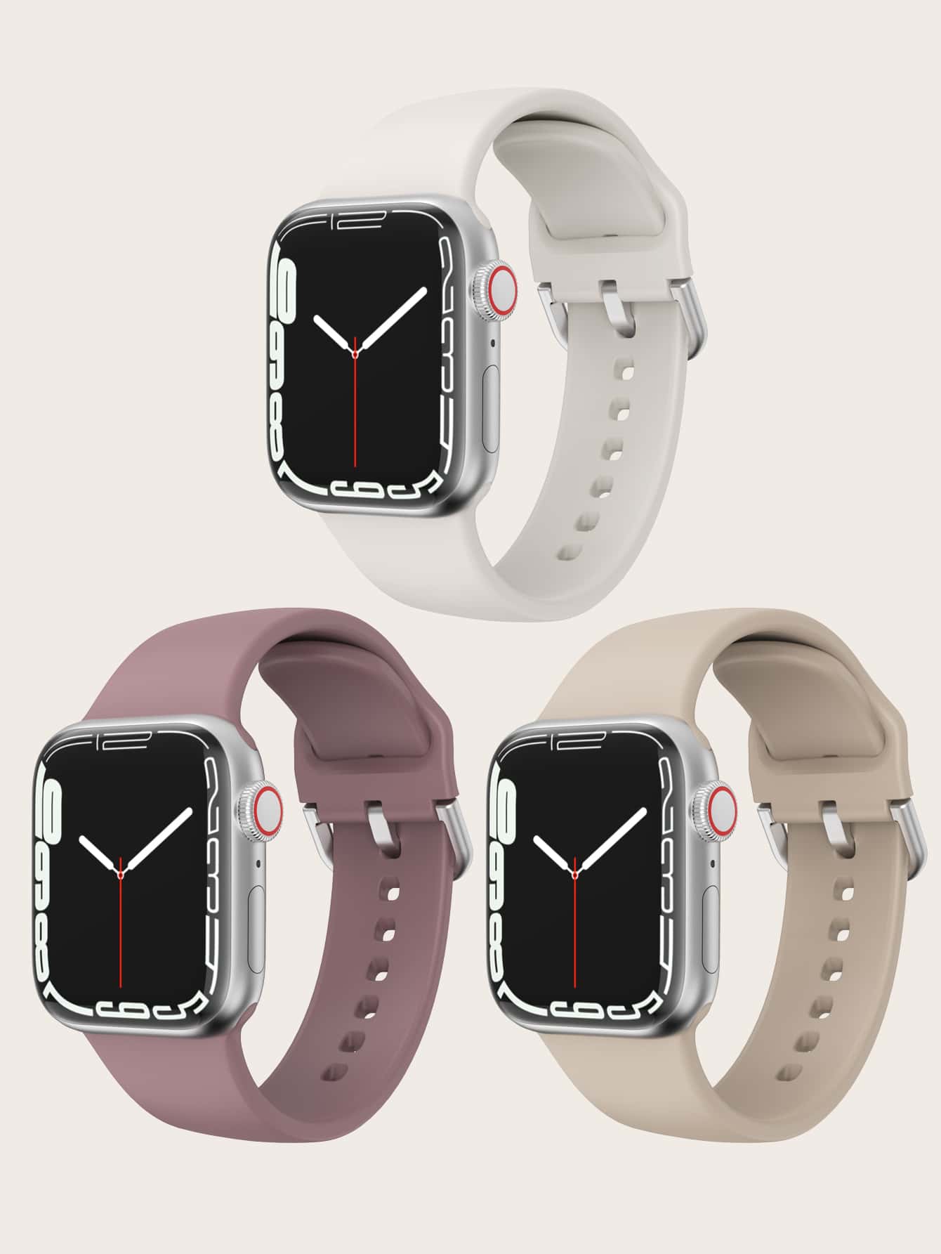 Siliconen sport vervangende horlogeband compatibel met Apple Watch Band ...