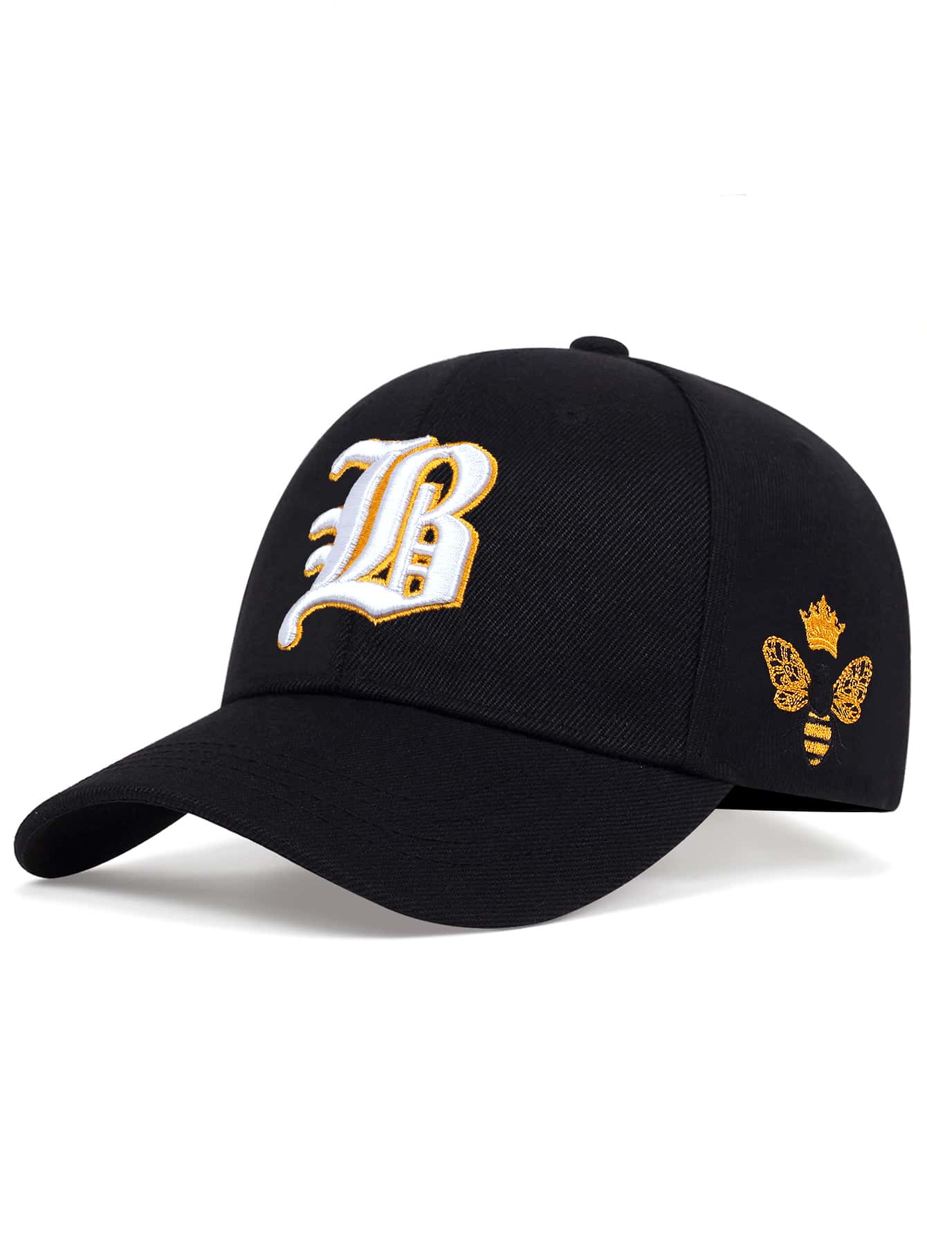 Bee & Letter Embroidered Baseball Cap | SHEIN USA
