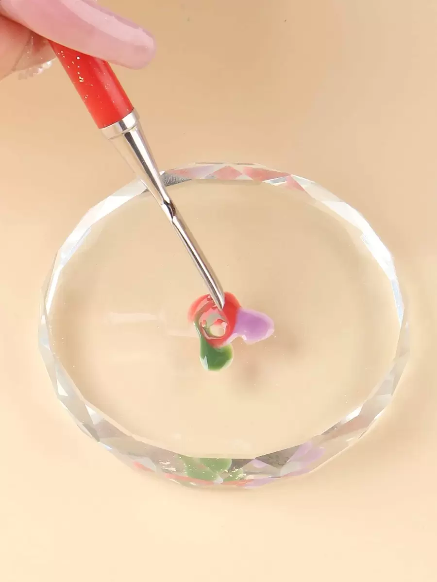 FULL BEAUTY 1pc Clear Nail Color Palette | SHEIN