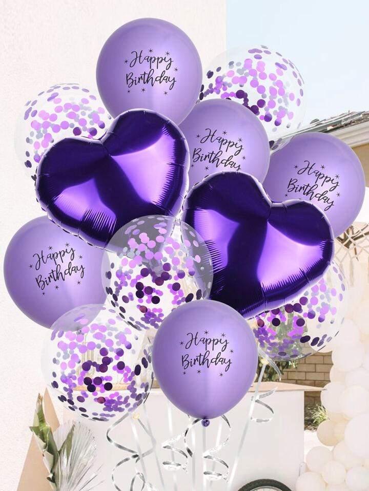 Purple Happy Birthday Graphics
