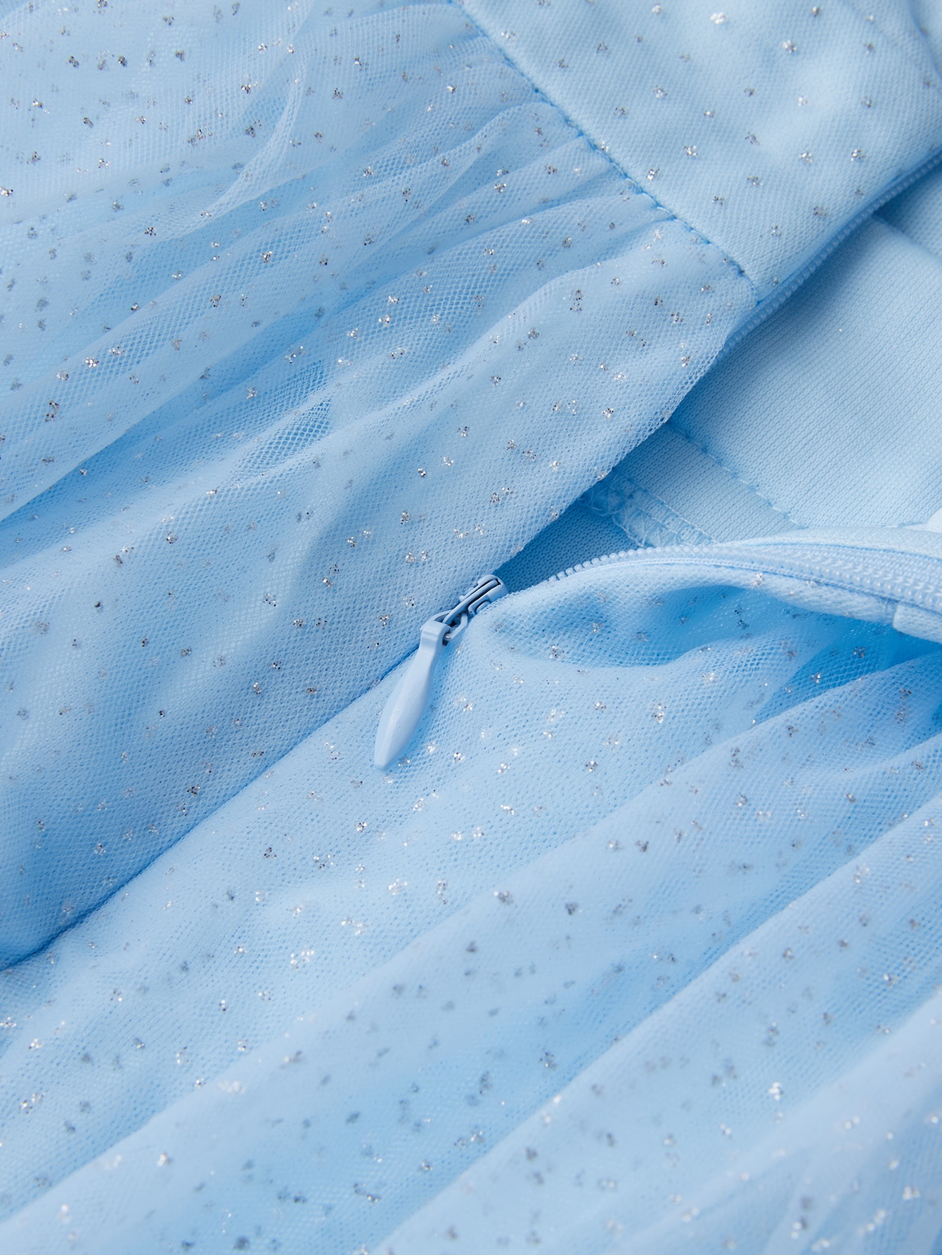 Double Crazy One Shoulder Backless Mesh Fit and Flare Dress | SHEIN USA